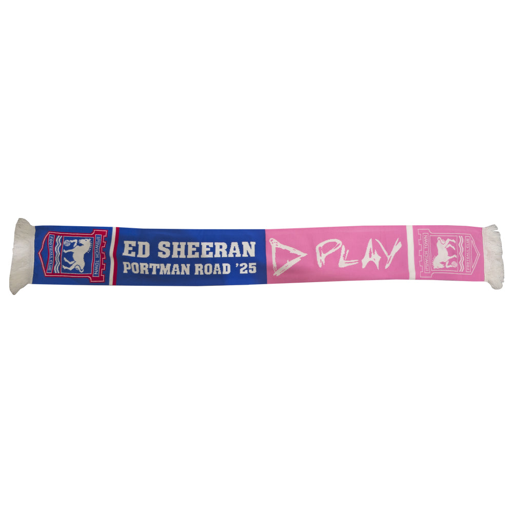 ITFC x Ed Sheeran PLAY Concert Scarf – Ipswich Town FC Official Store