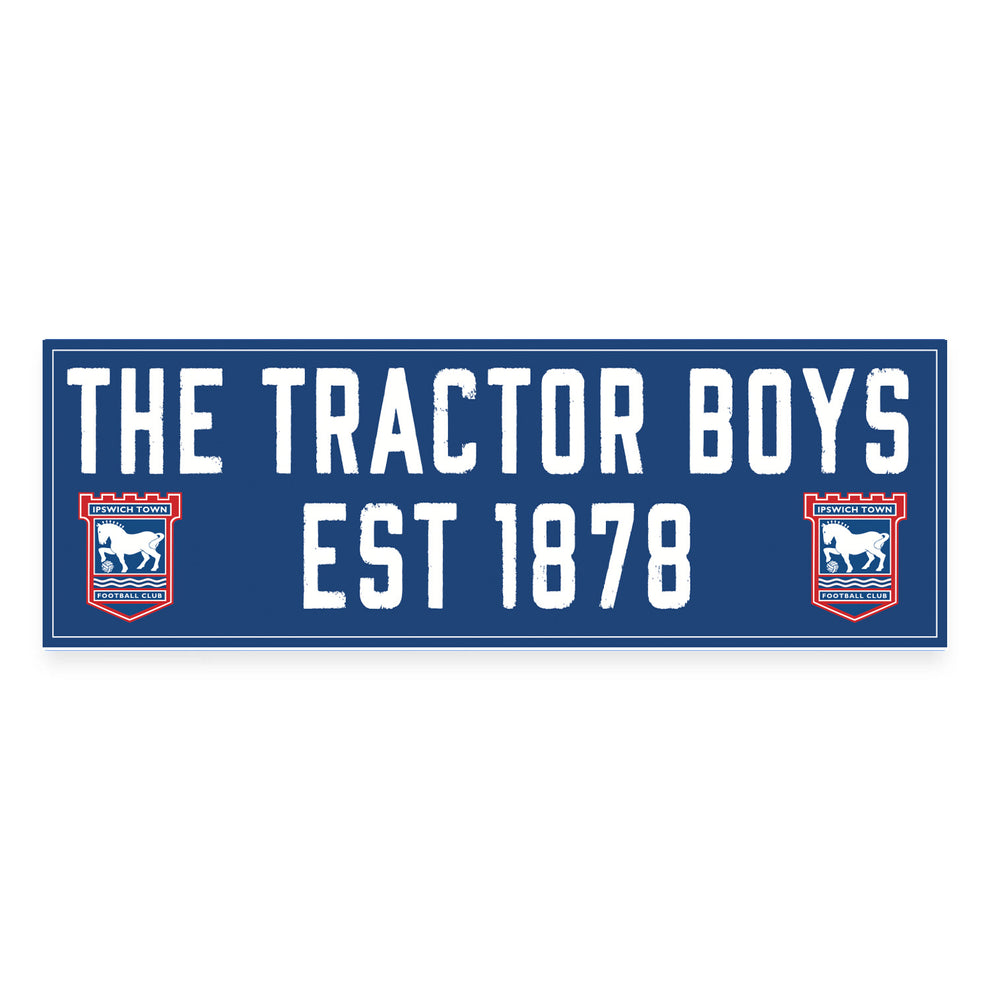 The Tractor Boys Car Sticker – Ipswich Town FC Official Store
