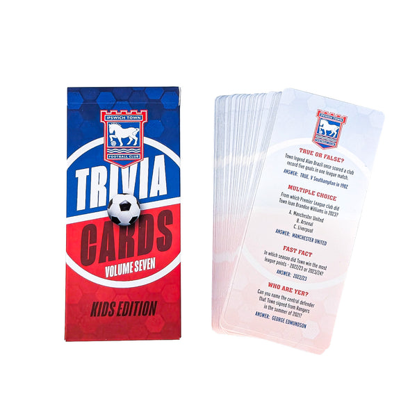 ITFC Trivia Cards - Kids Edition – Ipswich Town FC Official Store